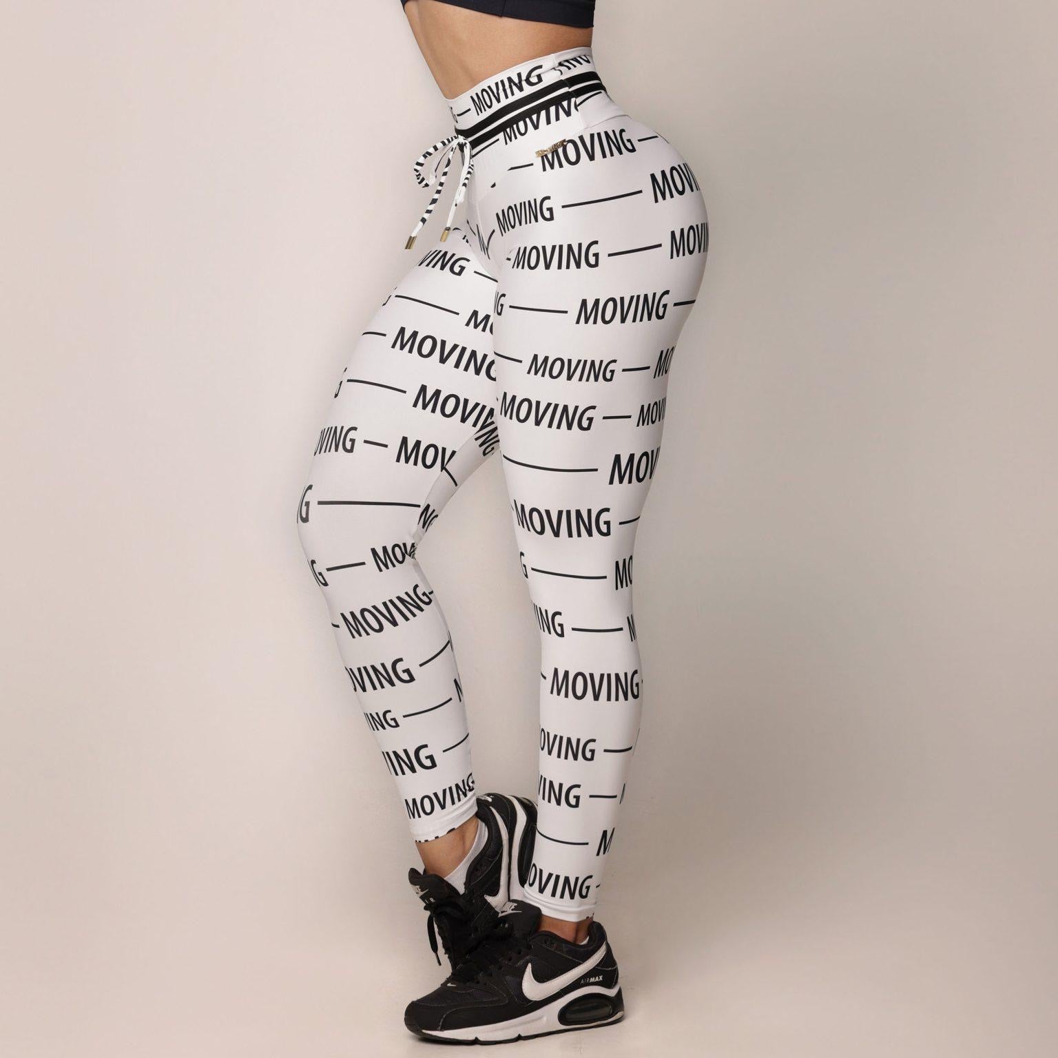 Moving Black empina bum bum leggings – DE Sport Wear
