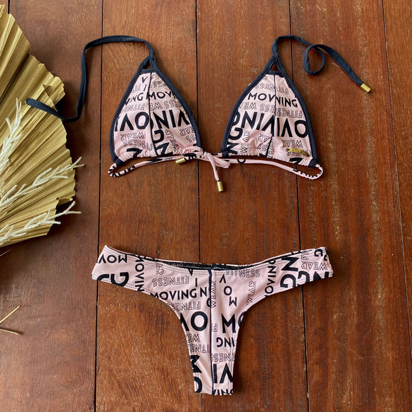 The Pink Moving Brand Bikini De Sport Wear